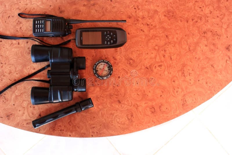 Equipment for Communications and Rescue. Stock Image - Image of ...