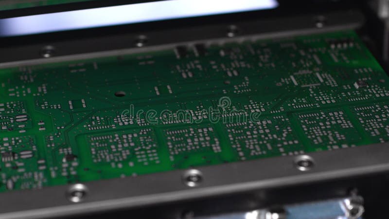 A Device is Installing the Chips on the Motherboard Stock Video - Video ...