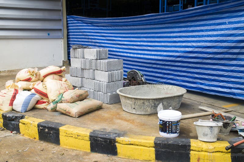 Equipment for Construction Work Editorial Image - Image of store ...