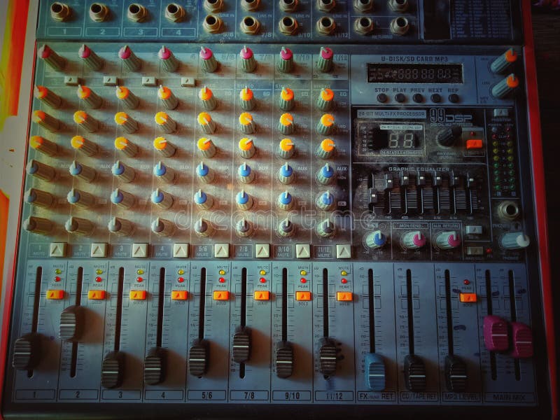 Equipment Control Studio Mix Board Sound Recording for Professional ...