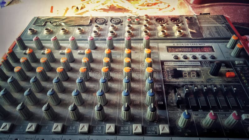 Equipment Control Studio Mix Board Sound Recording for Professional ...