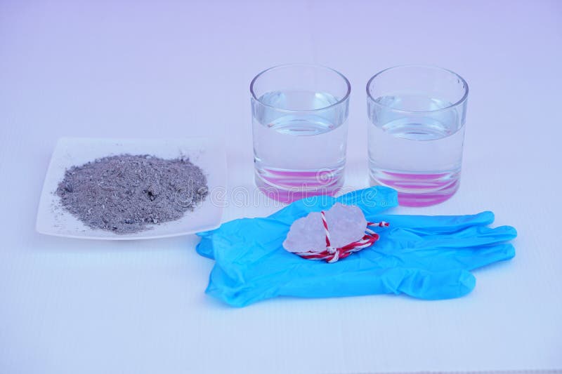 Equipment for Doing Science Experiment about Sedimentation Stock Photo ...