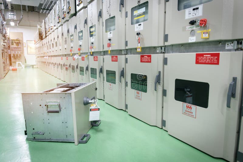 Equipment of Electrical Switchgear Panel Take Off for Maintenance Stock ...