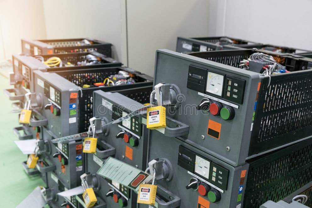 Equipment of Electrical Switchgear Panel Take Off for Maintenance ...