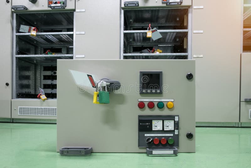 Equipment of Electrical Switchgear Panel Take Off for Maintenance Stock ...