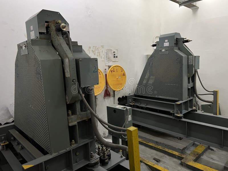 The Equipment and Facilities in the Elevator Room Stock Image - Image ...