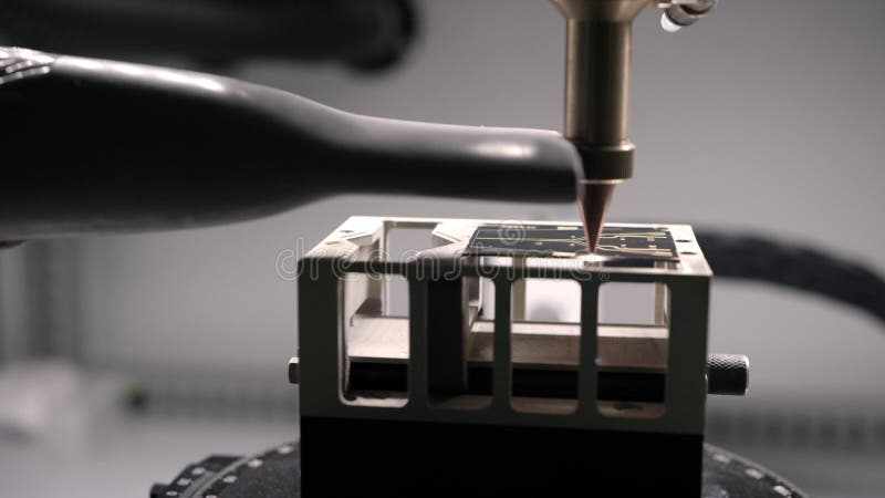 Processing of Printed Circuit Boards by Laser Lithography Stock Footage ...