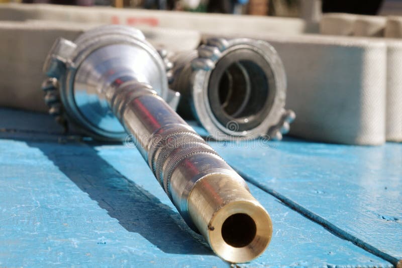 Equipment of a Fire Extinguishing Tanker Stock Photo - Image of help ...