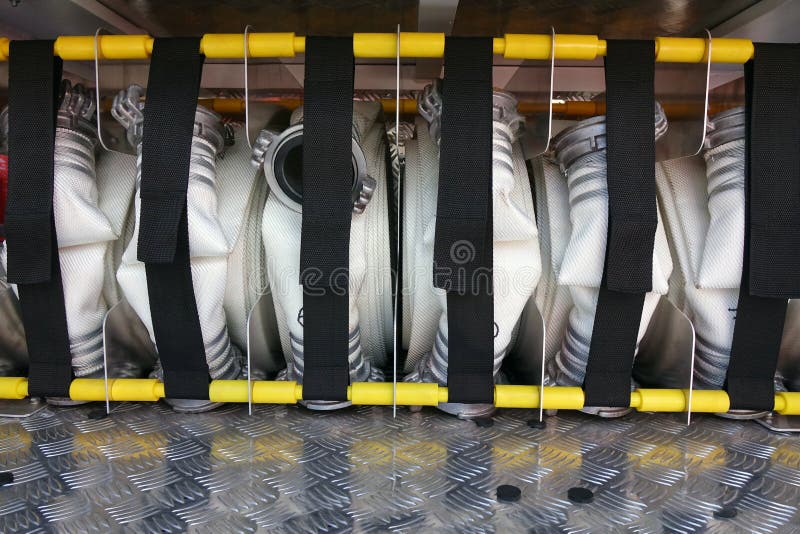 Equipment of a Fire Extinguishing Tanker Stock Photo - Image of help ...