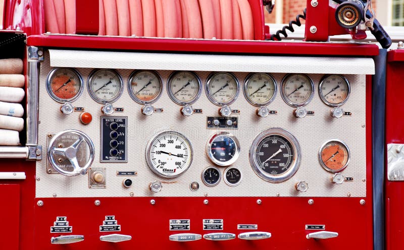 Equipment of Fire Truck editorial photo. Image of firetruck - 158987236