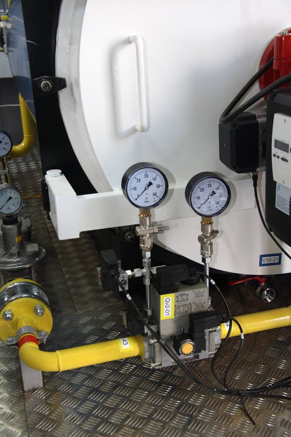 The big gas boiler stock image. Image of furnace, boiler - 4930007