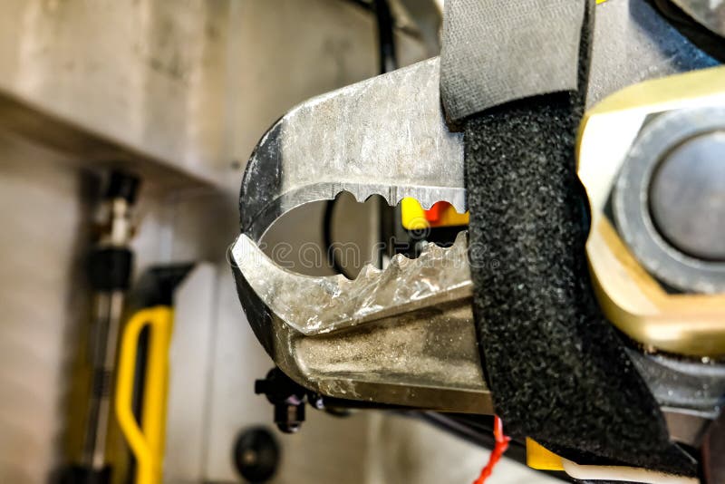 Equipment Inside the Rescue Fire Truck, Fire Engine Stock Photo - Image ...