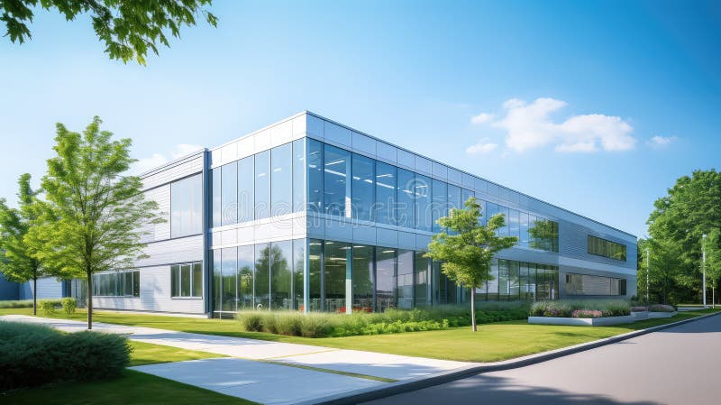 Equipment Laboratory Building Stock Illustration - Illustration of ...