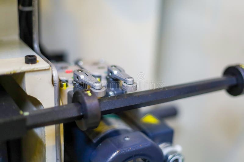 An Equipment of Machine. Mechanical Part in the Manufacturing Stock ...