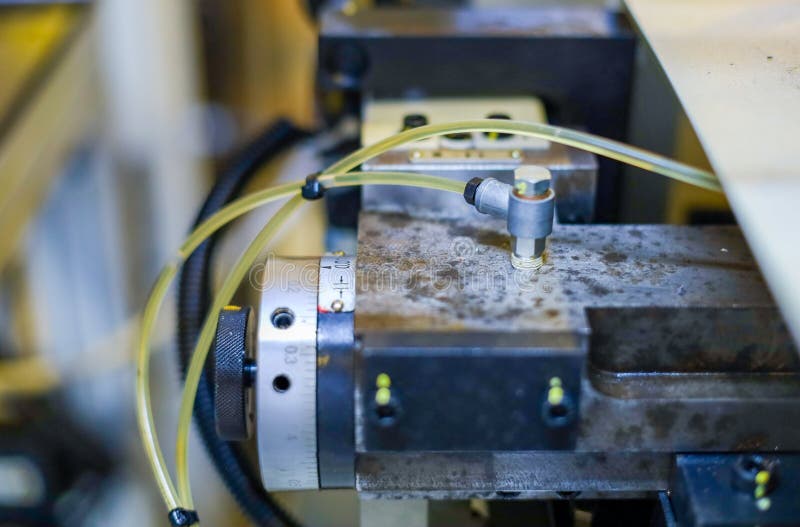 An Equipment of Machine. Mechanical Part in the Manufacturing Stock ...