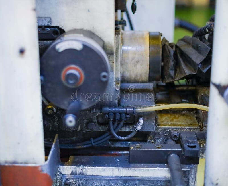 An Equipment of Machine. Mechanical Part in the Manufacturing Stock ...