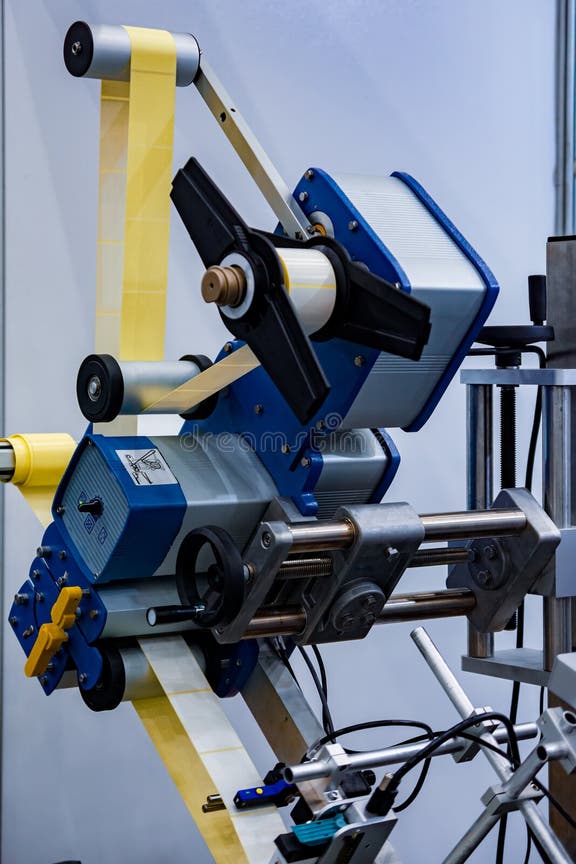Equipment for Marking and Labeling Products Stock Image - Image of ...