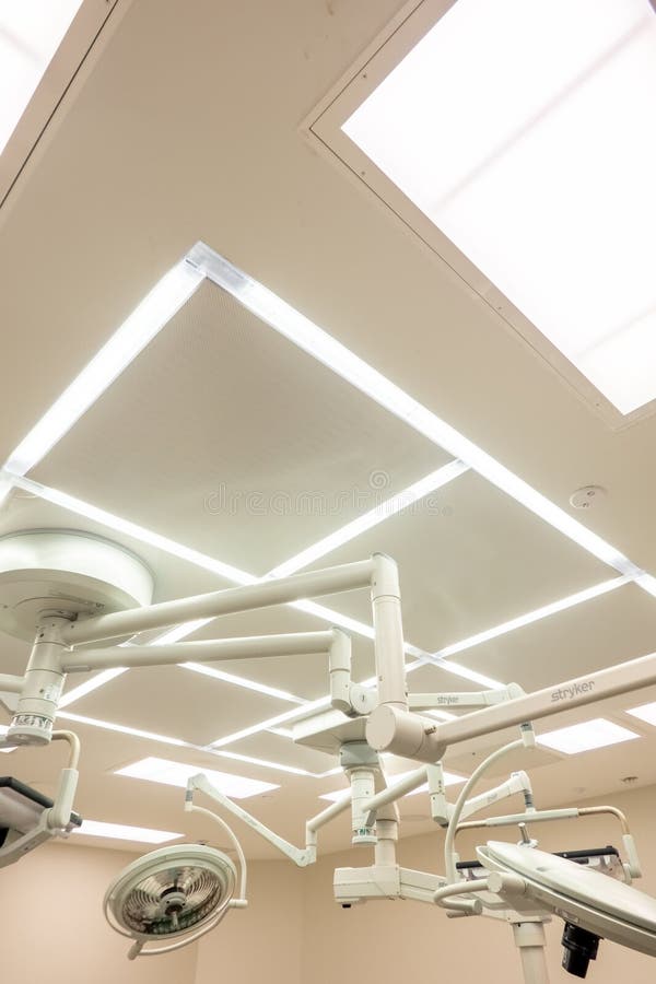 Equipment and Medical Devices in Modern Operating Room Stock Image ...