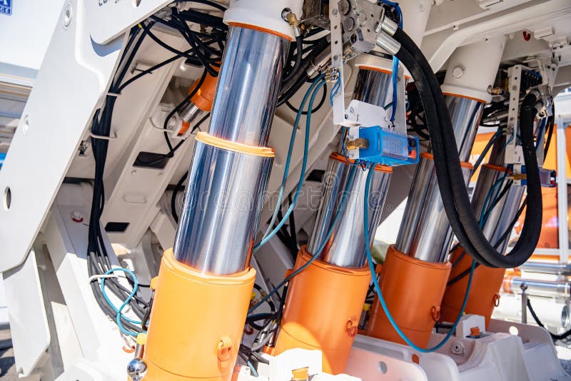 Equipment for Mining Coal Underground in Mine. Pneumatic Piston for ...