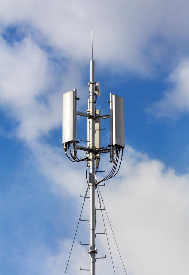 Equipment of Mobile Communication Stock Image - Image of radio ...