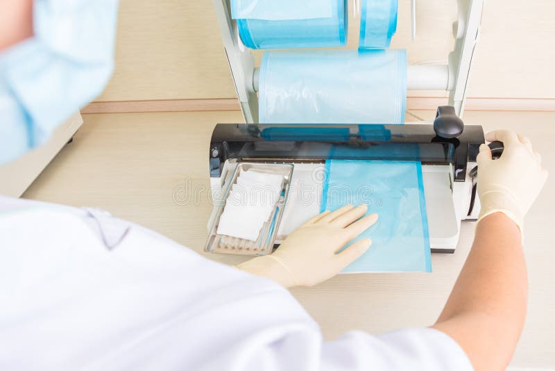 Medical Disposable Sterile Packaging Tools. Stock Photo - Image of ...