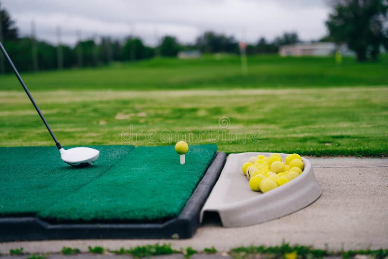 Equipment for Playing Golf. Golf Ball on Lip of Cup Stock Image - Image ...