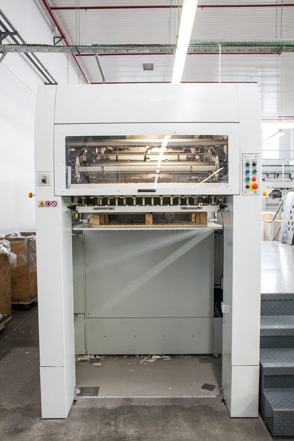 The Equipment for a Press. Offset Machine at the Printing Manufacturing ...