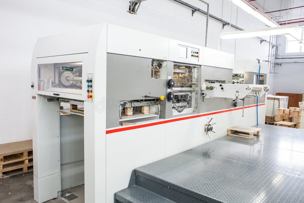 The Equipment for a Press. Offset Machine at the Printing Manufacturing ...