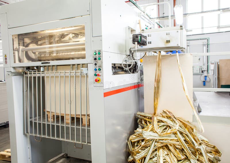 The Equipment for a Press. Offset Machine at the Printing Manufacturing ...