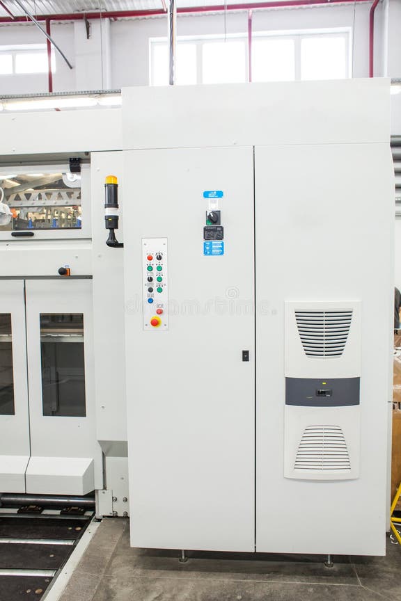 The Equipment for a Press. Offset Machine at the Printing Manufacturing ...