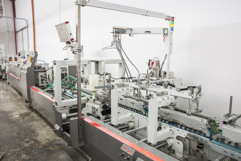 The Equipment for a Press. Offset Machine at the Printing Manufacturing ...
