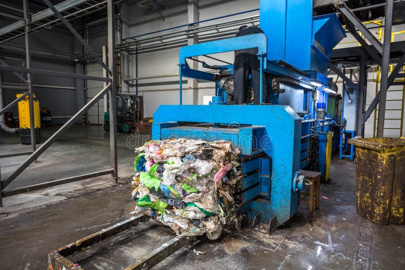 Equipment for Pressing Debris Sorting Material To Be Processed in ...