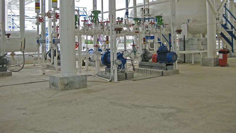 Equipment for Primary Oil Refining Stock Image - Image of kerosene ...