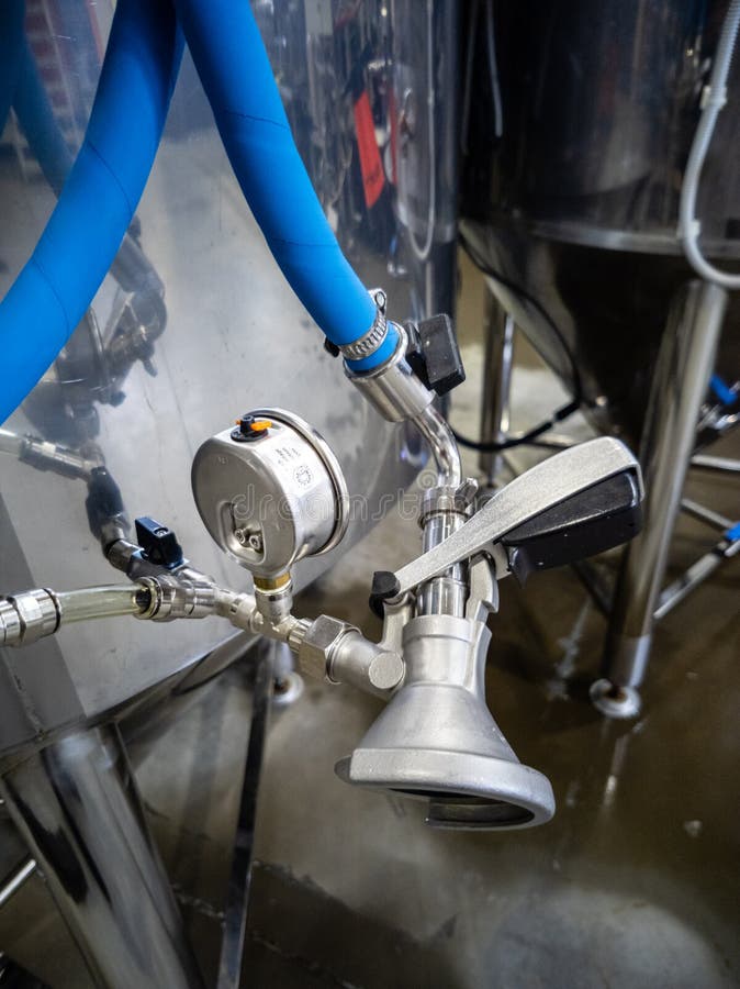 Equipment for the Production of Beer. Thermometer, Beer Storage ...