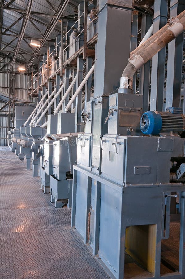 Rice factory. stock photo. Image of factory, beauty, agriculture - 9454518