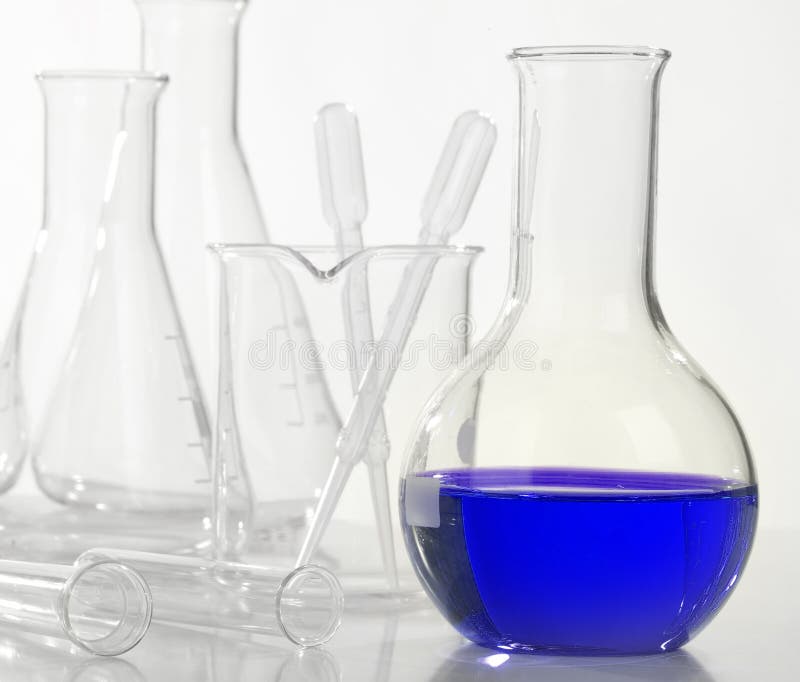 Equipment for Scientific Research Stock Image - Image of chemical ...