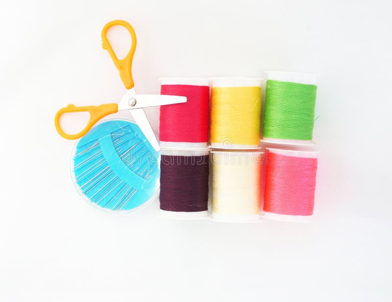 Equipment for sewing stock photo. Image of scissors, instrument - 37855784