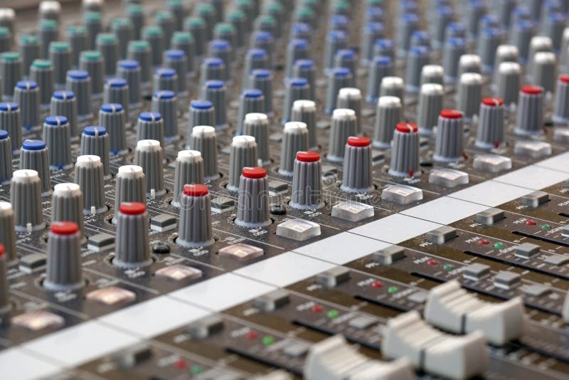 Equipment for Sound Mixer Control, Electornic Device Stock Photo ...