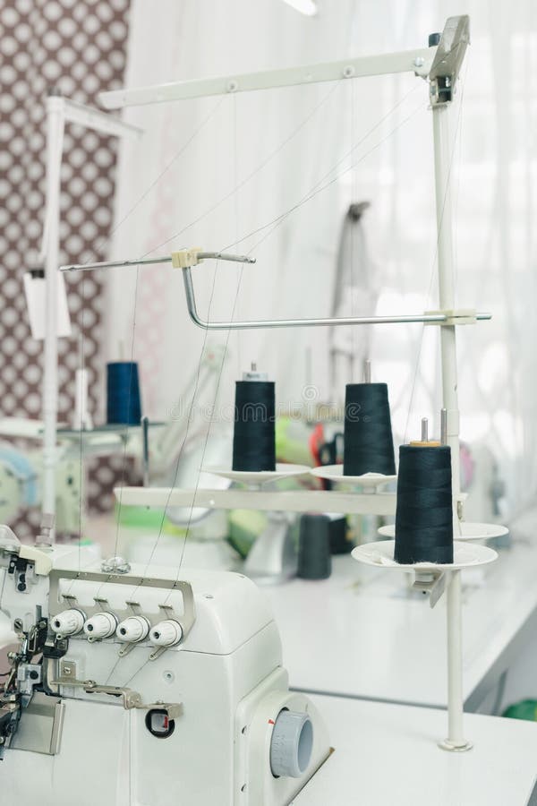 Equipment for Tailor Showroom Stock Photo - Image of business, details ...