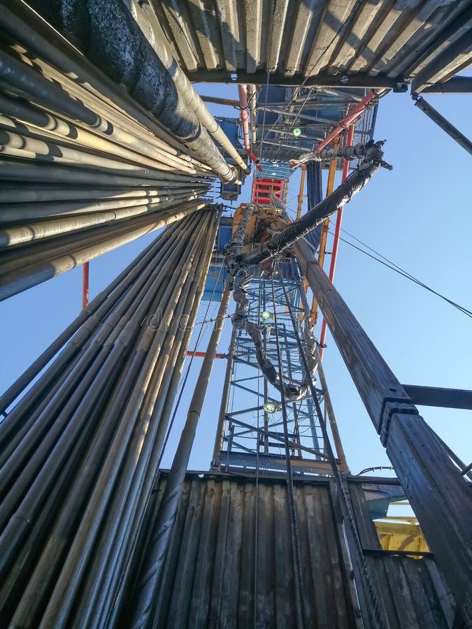 Equipment and Tools Inside the Rig. Stock Image - Image of production ...