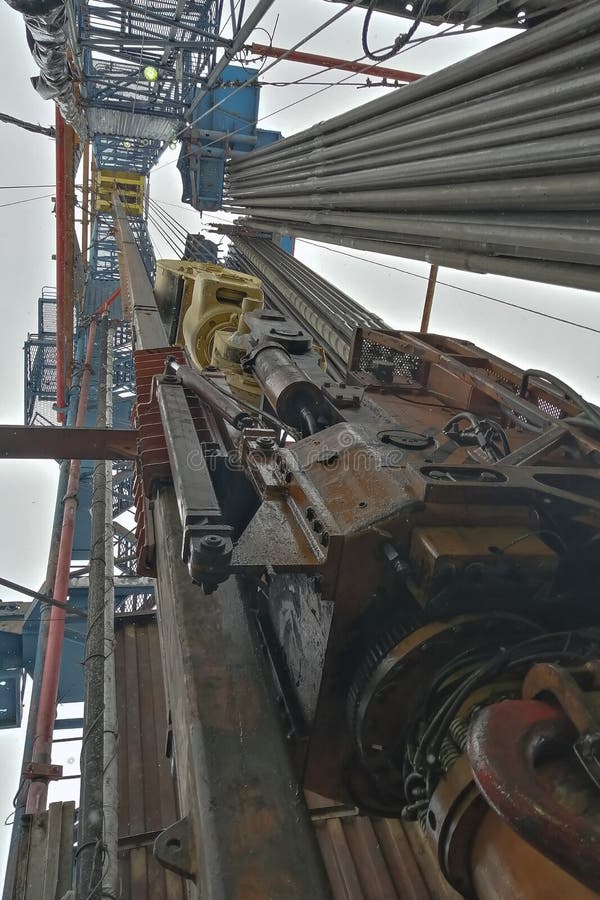 Equipment and Tools Inside the Rig. Stock Image - Image of power ...