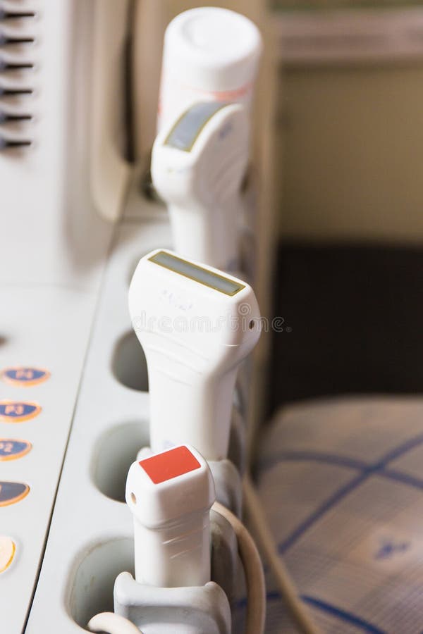 Equipment for ultrasound stock photo. Image of machine - 44495390