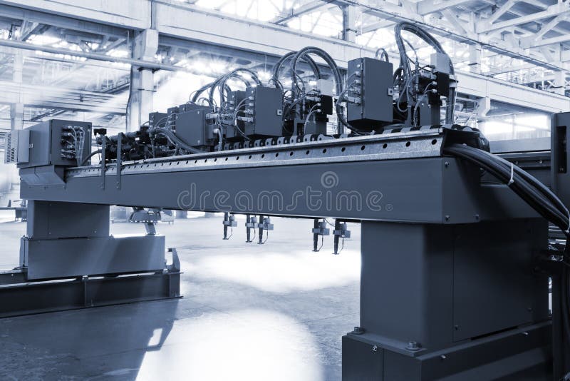 Equipment in workshop stock image. Image of machinetool - 192152259