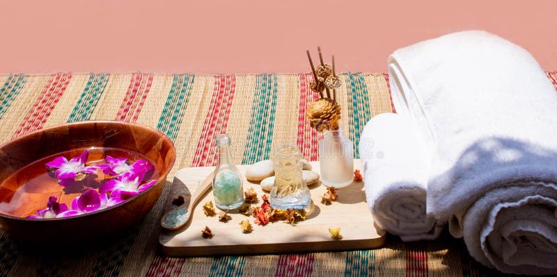 Equipments and Materials for Spa Therapy Stock Image - Image of nature ...