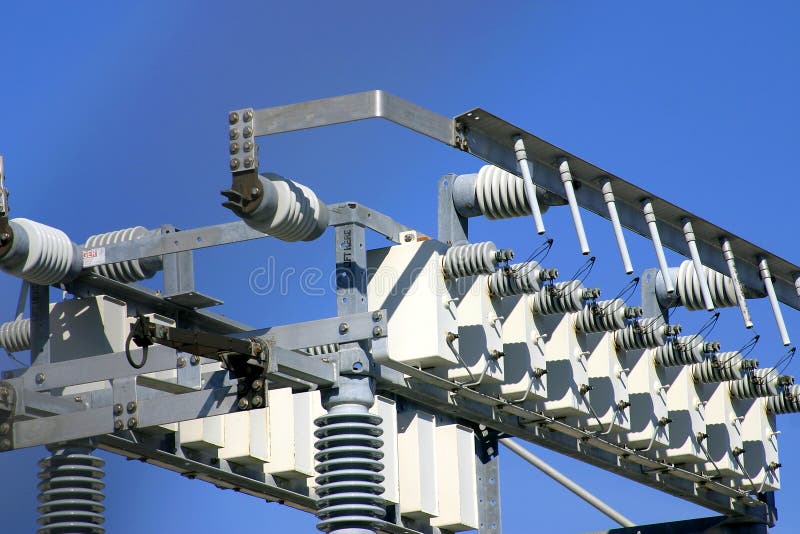 Equipo De La Distribución De Potencia Foto de archivo - Imagen de ...