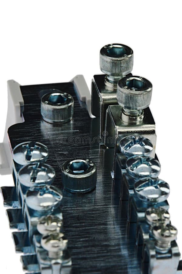 Equipotential Bonding Box Opened with Visible Allen Key and Philips ...