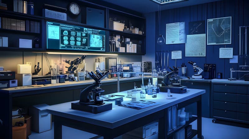 Equipped Laboratory Workspace Stock Illustrations – 348 Equipped ...