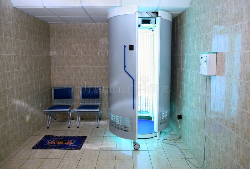 Equipped Solarium Salon Room Stock Image - Image of camera, lifestyle ...