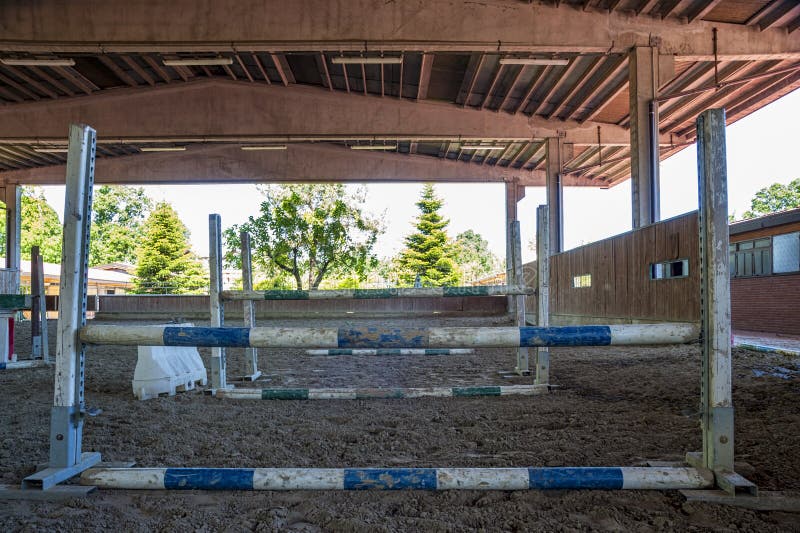 Equitation obstacles stock image. Image of training, obstacle - 46892991