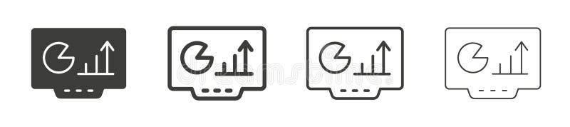 Equity Derivatives Icon Vector Set on White Background Stock Vector ...